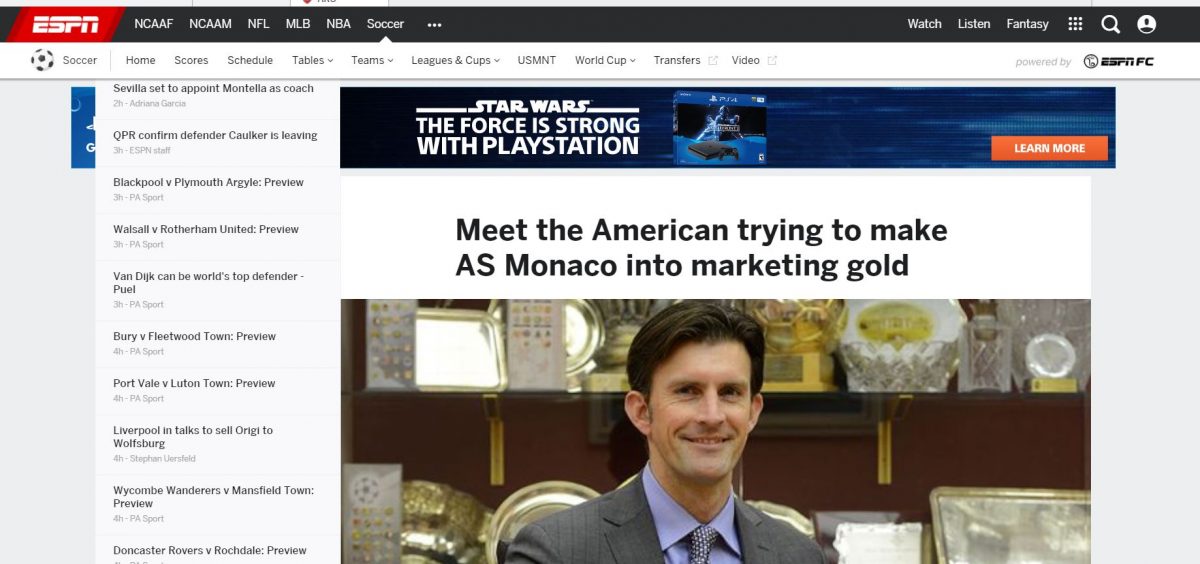 Riviera Sports Marketing | Bruce Bundrant Sports Industry Consultant